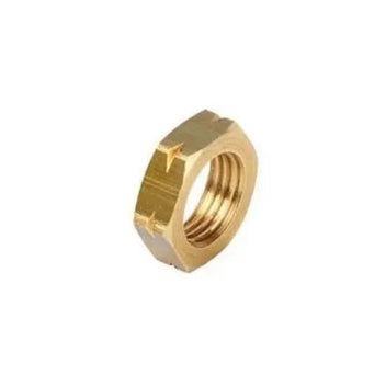 M10x1 Brass Bulkhead Lock Nut , Bulkhead Locknut , Brake Fitting