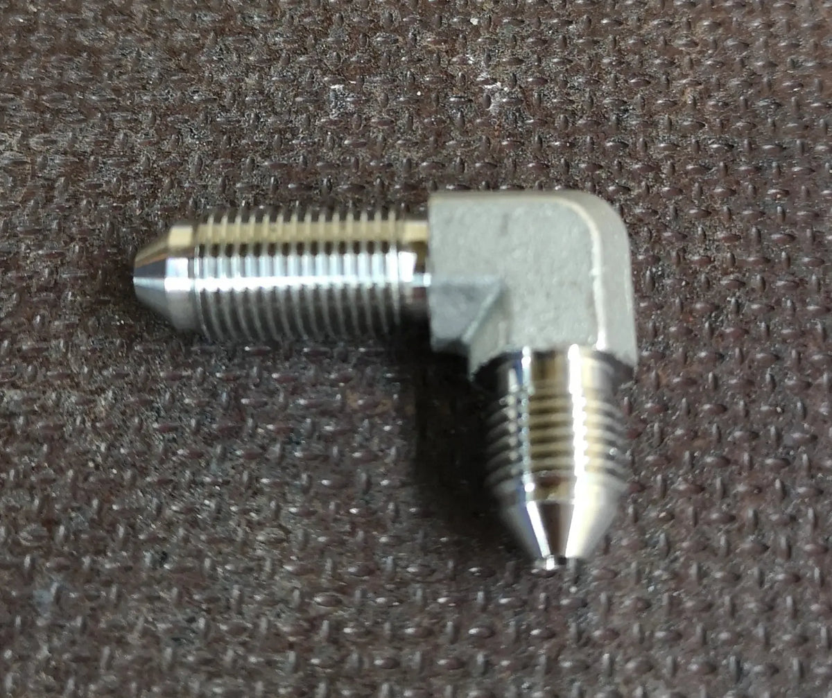 M10x1 90° Stainless Steel Bulkhead Brake Fitting
